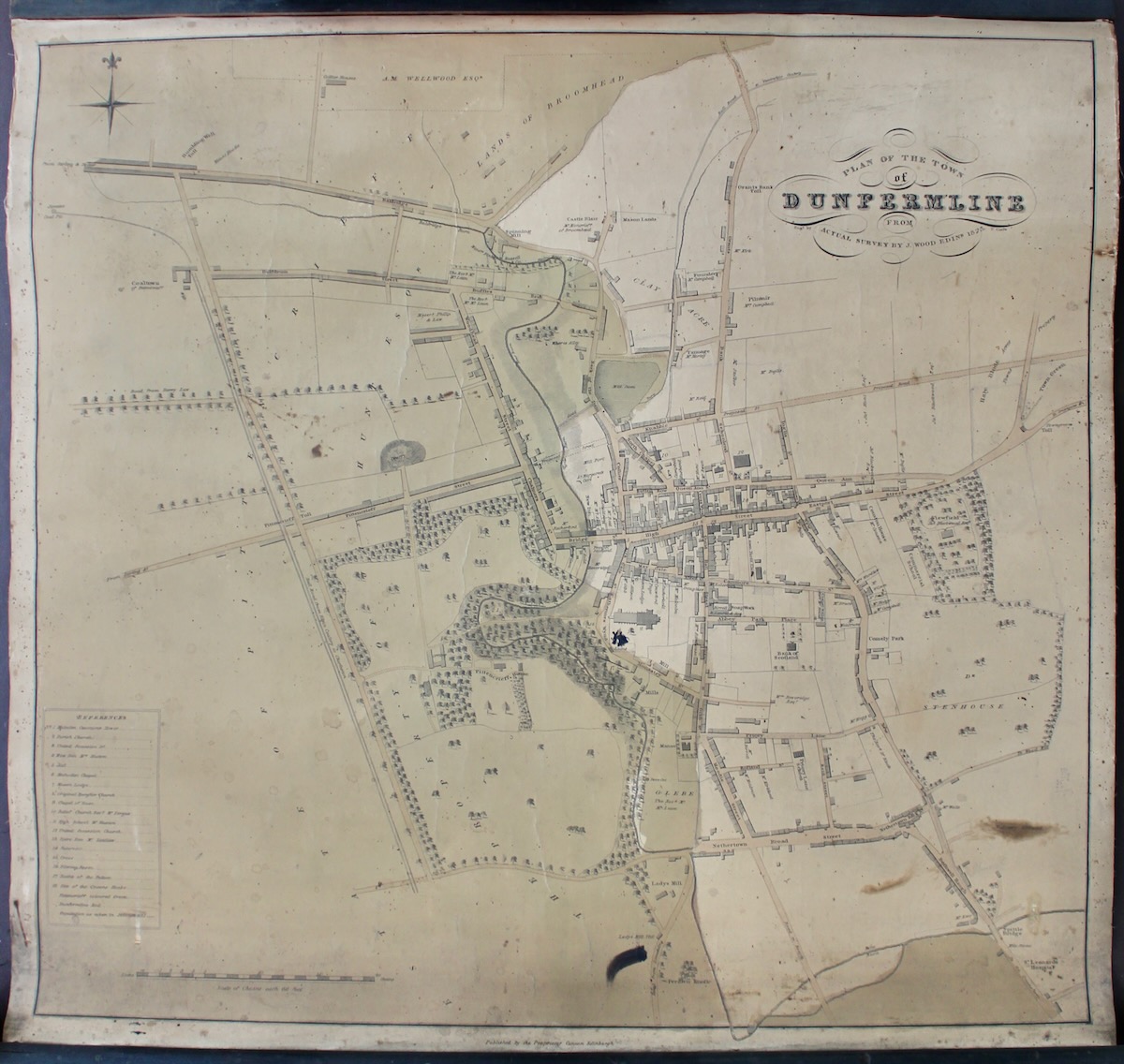 Plan of the Town of Dunfermline.