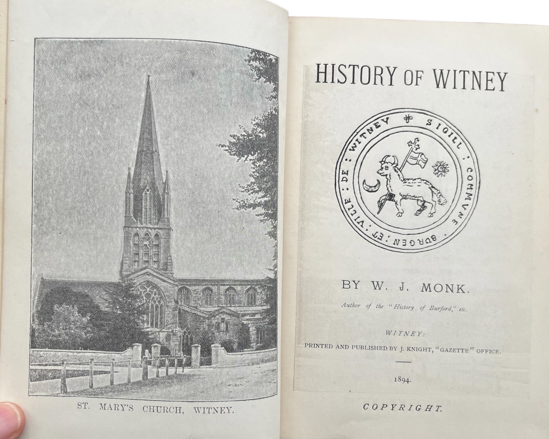 History of Witney.