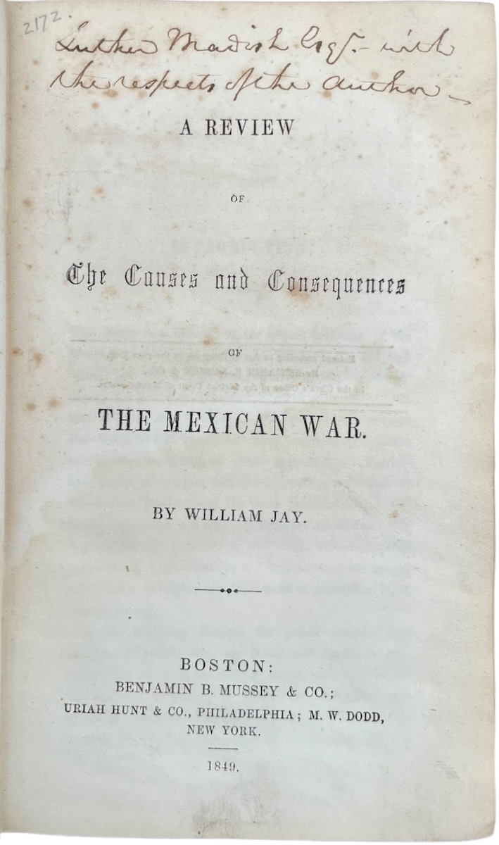 A Review of the Causes and Consequences of the Mexican War.