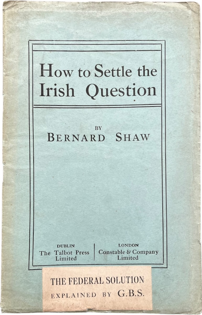 How to Settle the Irish Question.