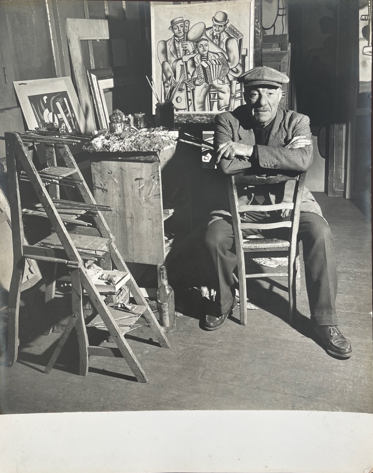 FERNAND LEGER. French Painter and Sculptor. 1881 - 1955. Photographed ...