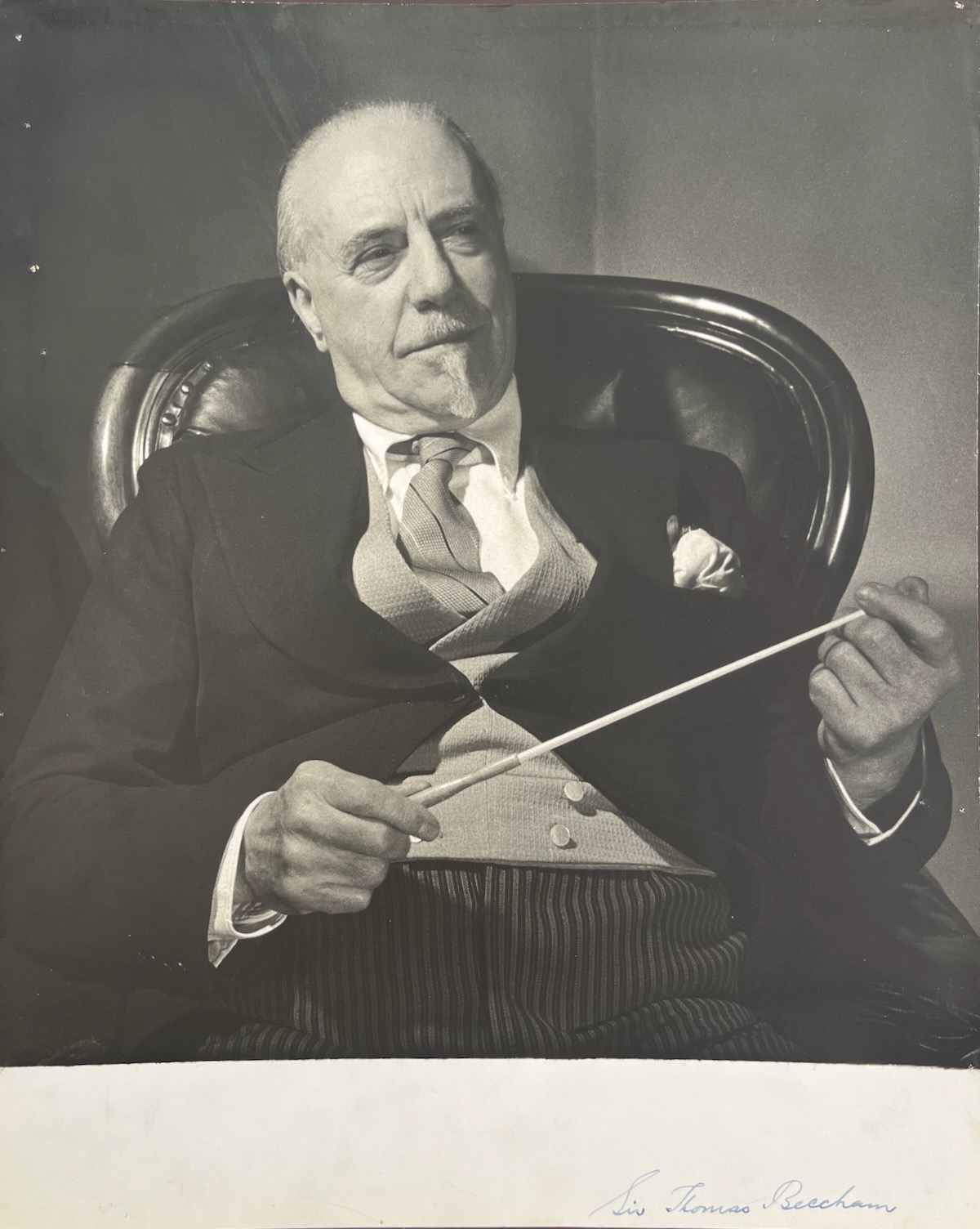English Conductor and Impresario. 1879 - 1961. Photographed by DOUGLAS ...
